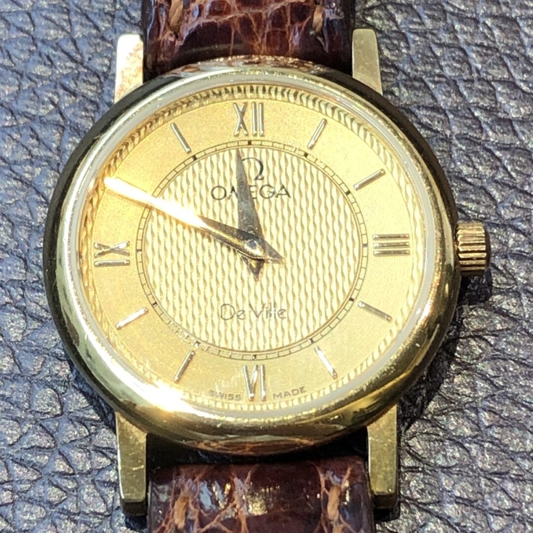 【OMEGA Devil（オメガ デヴィル）】クォーツのオーバーホールならBROOCH時計修理工房神田店へ